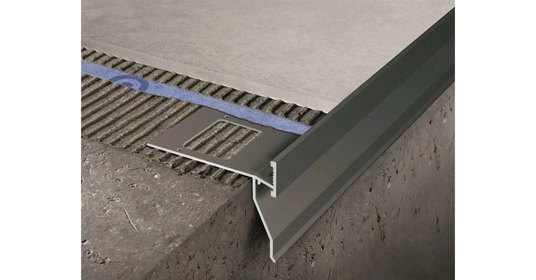 Progress Proterrace Drain FDP Anthracite Teraszprofil Alumínium 12,5 mm ...