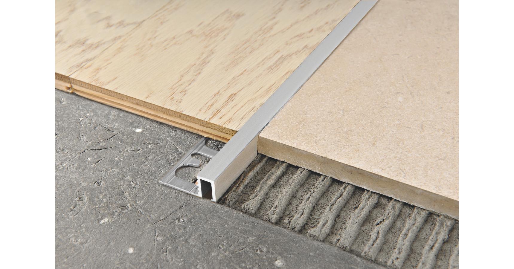 Progress Profinal Eloxált Ezüst Alumínium Burkolatváltó profil 12,5 mm (2,7 m/szál) PRFAA 125 ...